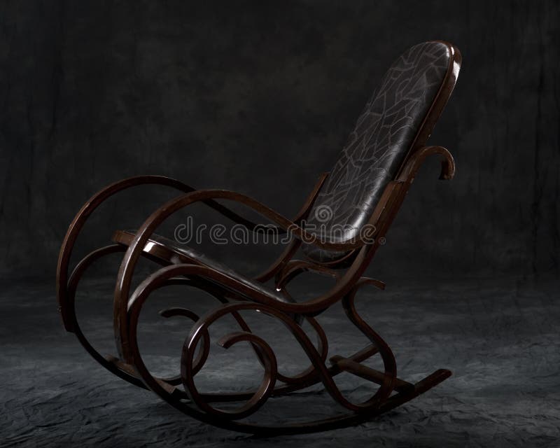 Rocking chair stock image. Image of antique, seat, lacquer - 24090757