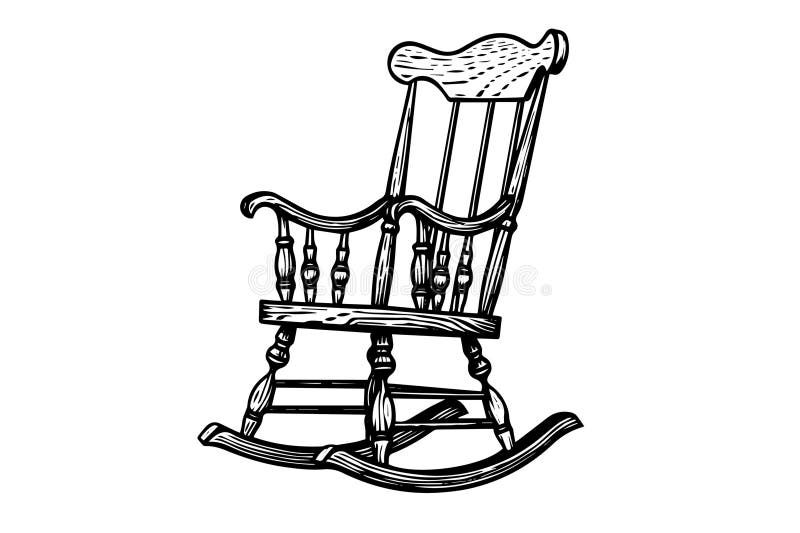 Rocking Chair Cartoon Stock Illustrations – 1,184 Rocking Chair Cartoon ...