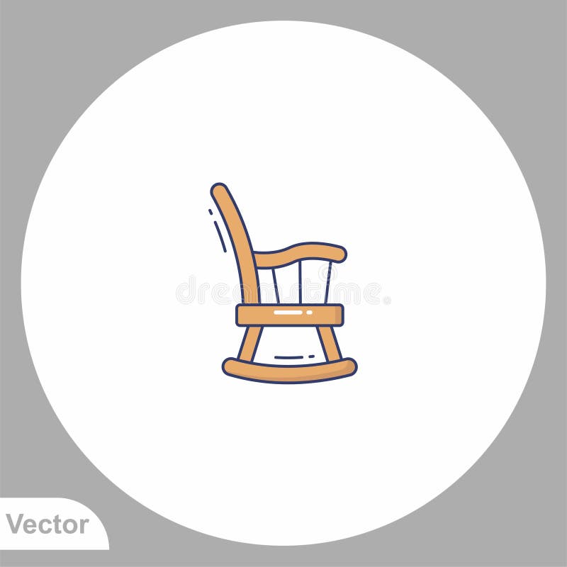 Rocking Chair Drawing Child Stock Illustrations – 303 Rocking Chair ...