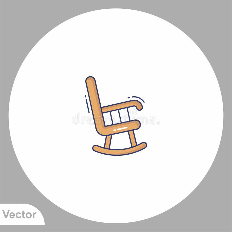 Rocking Chair Drawing Child Stock Illustrations – 460 Rocking Chair ...