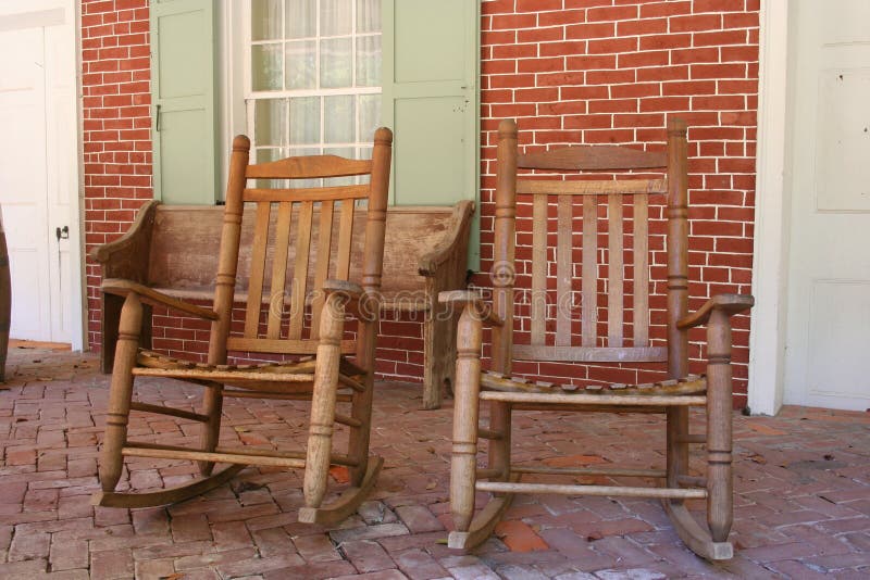 Rocking Chairs stock photo. Image of plantation, craft - 309970