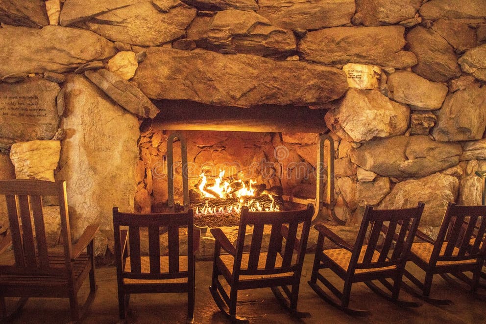 Rocking Chairs by Fire stock image. Image of chairs, fire - 91890143