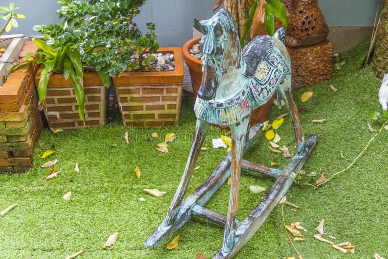 Rocking Horse full view stock image. Image of horse, rocking - 79426725