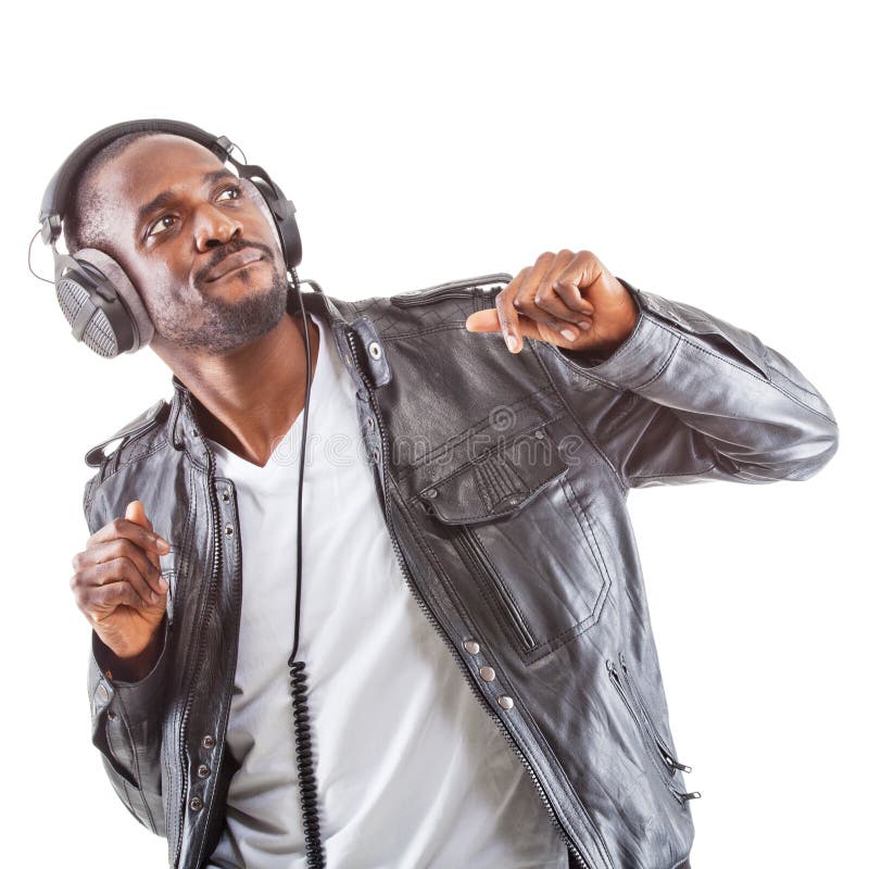Rocking this tune stock image. Image of black, cheerful - 23773373