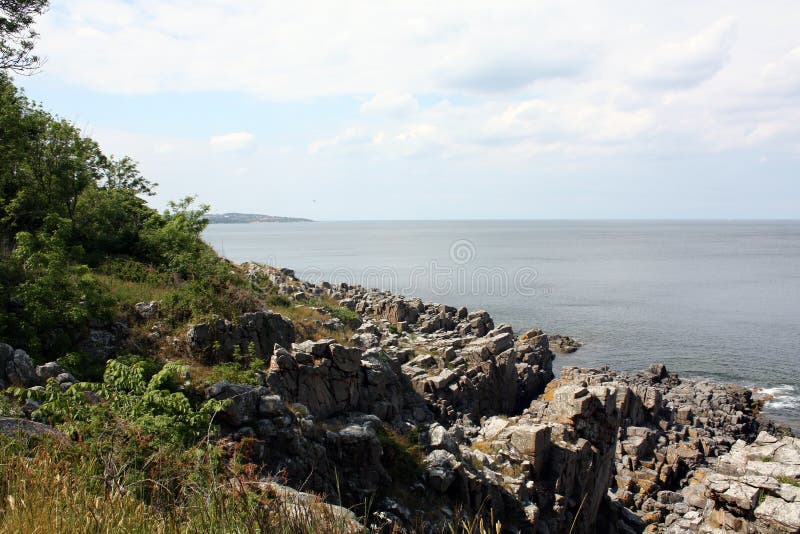 Rocks on the Baltic Sea. Denmark Stock Photo - Image of outdoors ...