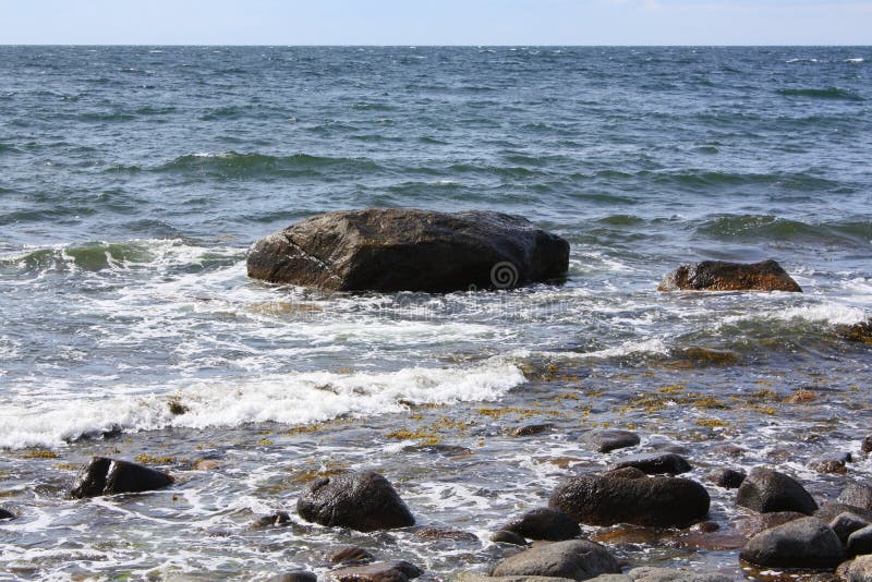 Rocks in the Baltic Sea stock image. Image of travel - 120462843