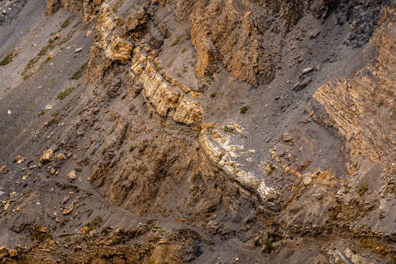 Sedimentary rocks stock image. Image of pattern, gray - 205329121