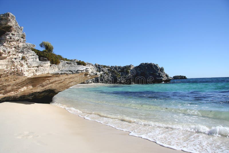 Rocks by the Beach stock image. Image of beach, limestone - 1429817