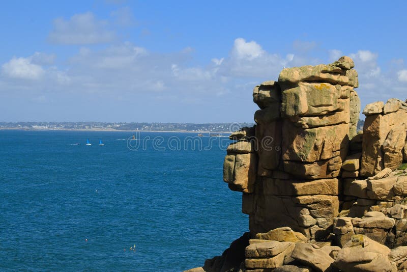 Rocks on the beach stock photo. Image of littoral, rocks - 212417994