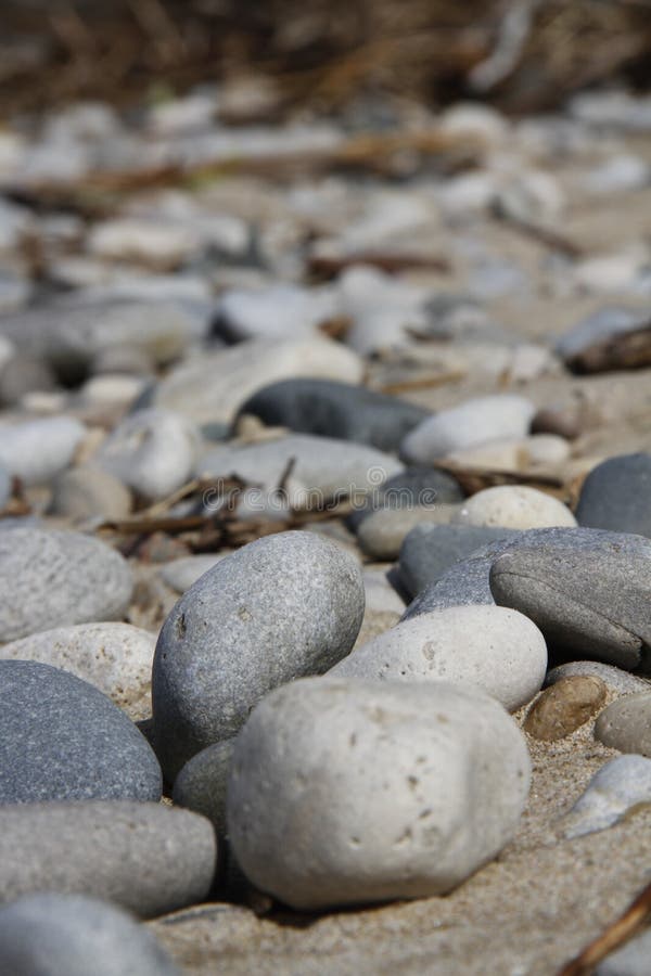 Closeup of Rocks on a Beach Near Southampton Stock Photo - Image of ...
