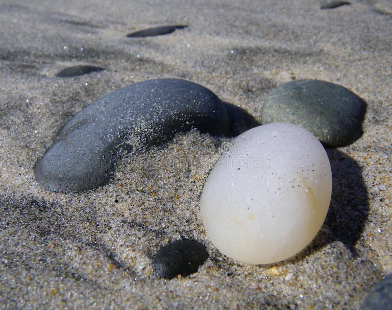 Rocks on the Beach in California Stock Image - Image of soil, rock ...