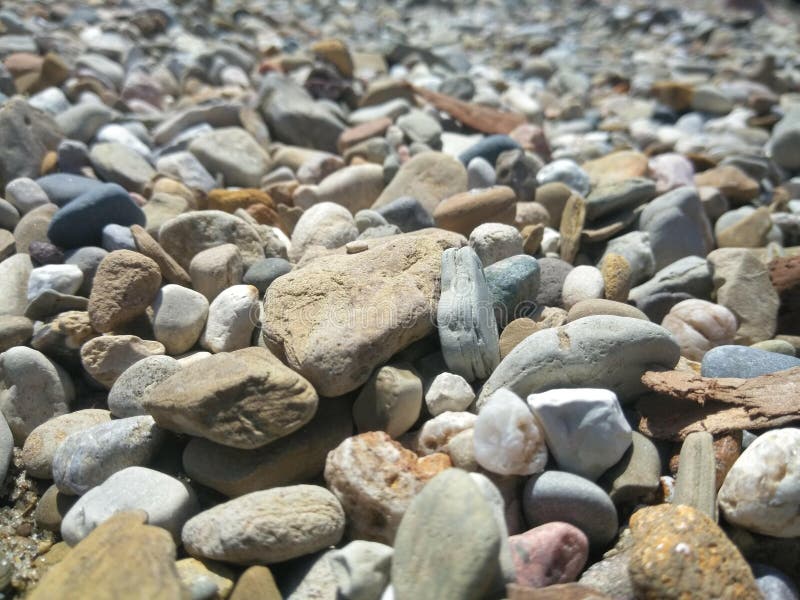 Rocks on beach stock image. Image of beach, outside - 145571613