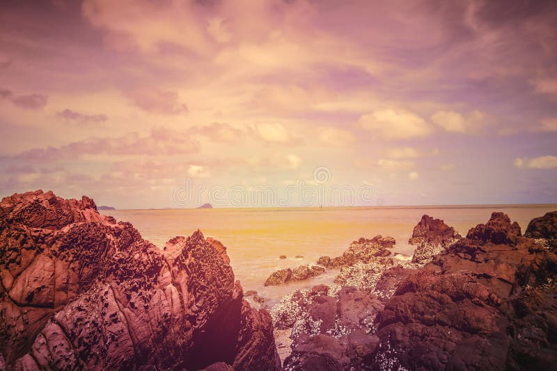 Rocks on the beach stock image. Image of beach, nature - 100797695