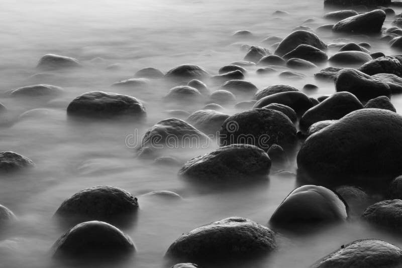 Rocks on Beach stock photo. Image of rocks, canada, smooth - 33154144