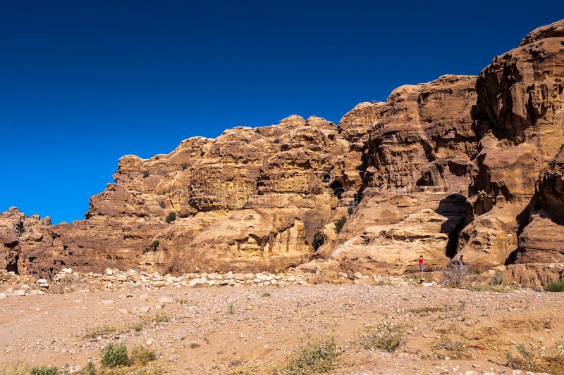 Rocks of Beidha stock photo. Image of discover, asia - 56730188