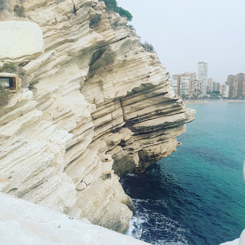 Rocks in benidorm stock image. Image of rocks, benidorm - 80505449