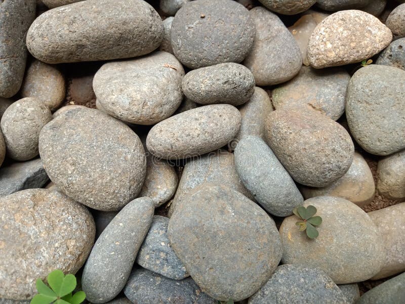 Rocks Bottom Background Landscape Stock Image - Image of pebble ...