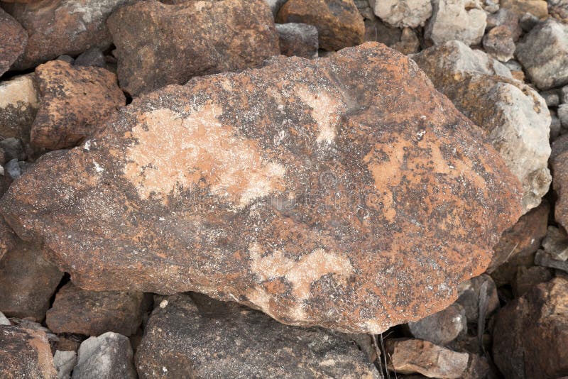 Rocks at Clinton State Park in Kansas Stock Image - Image of geology ...