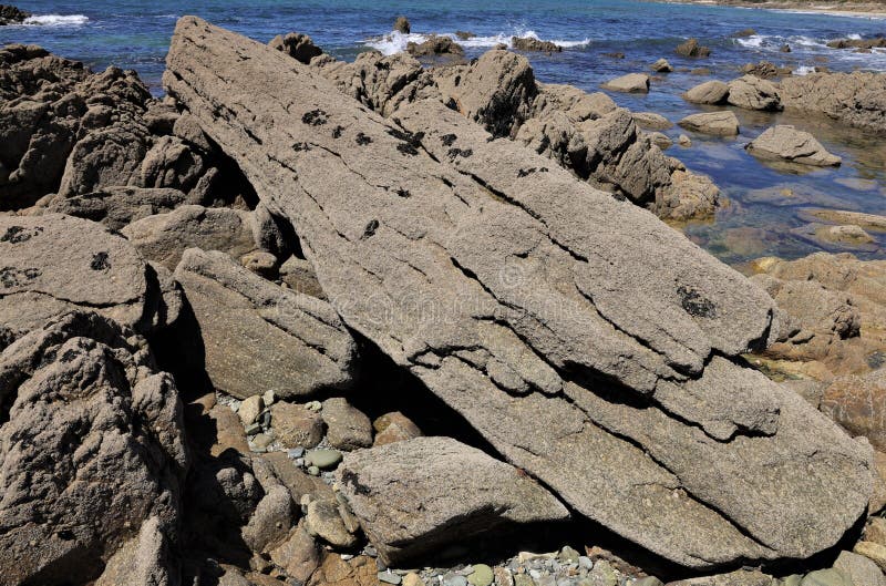 Rocks at the Coast of Brittany in France Stock Photo - Image of ocean ...