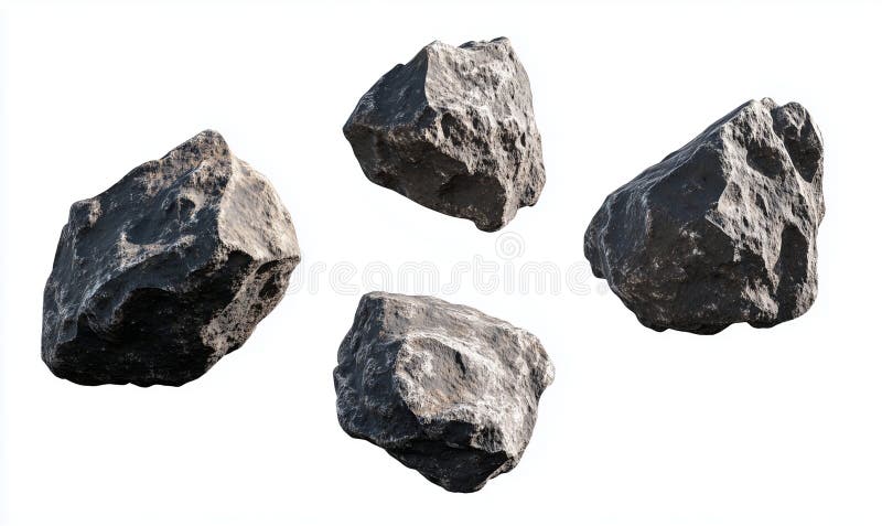 Rocks Collection, Various Sizes and Textures, Natural Formations, Rough ...