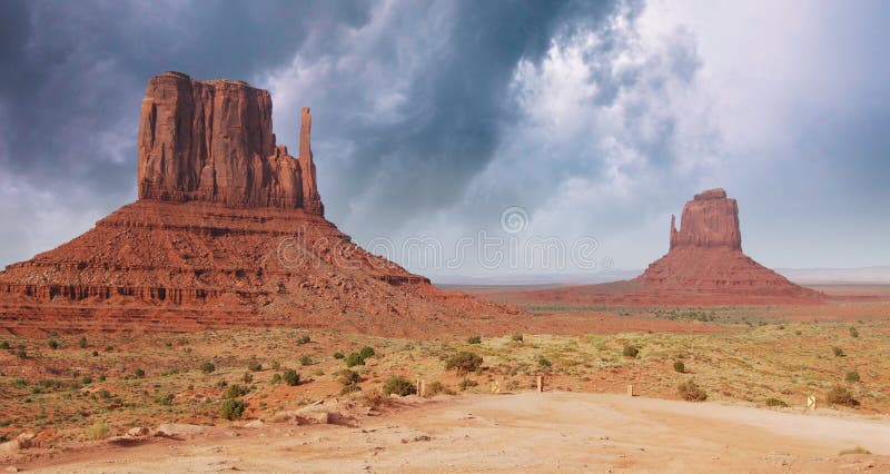 Rocks and Colors of Monument Valley Stock Photo - Image of erosion ...