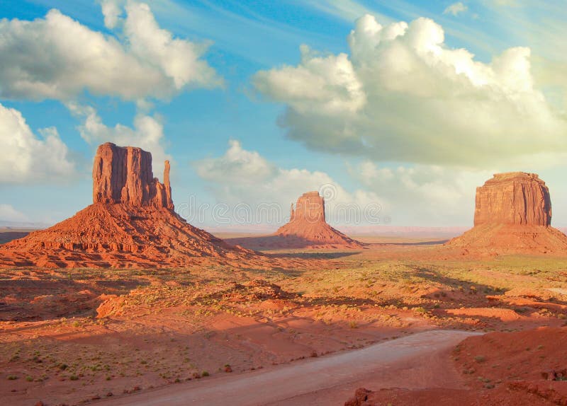 Rocks and Colors of Monument Valley Stock Photo - Image of landmark ...