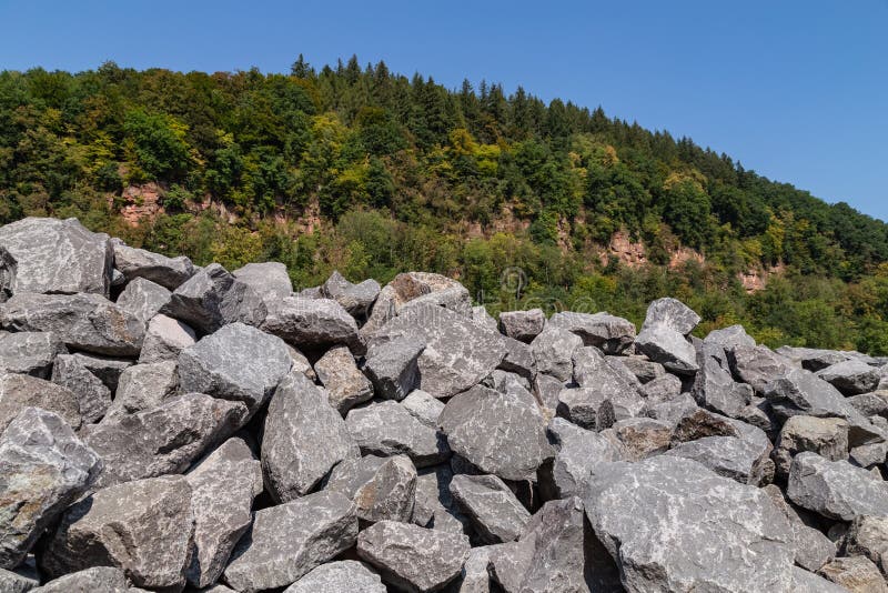 Rocks for construction stock photo. Image of work, decorative - 173491164