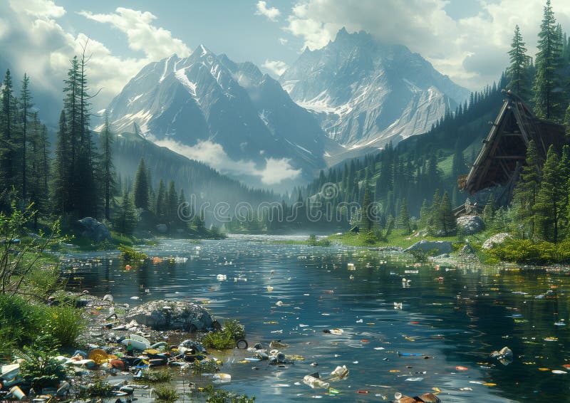 Rocks are Covered in Plastic Waste, Rivers are Littered and Trees are ...