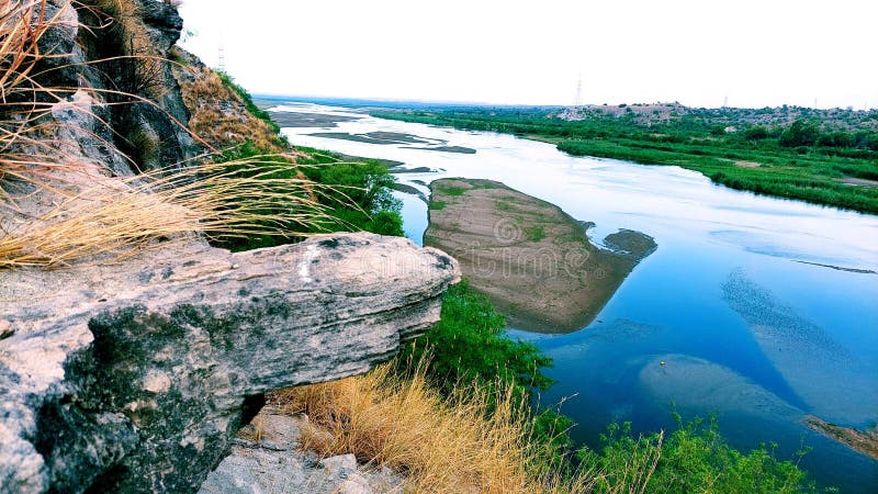 Rocks Edge Near Sawan River Punjab Pakistan Stock Image - Image of ...