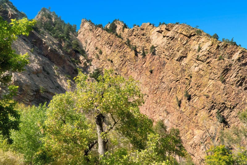 Rocks in Eldorado Canyon State Park Near Boulder, Colorado Stock Photo ...