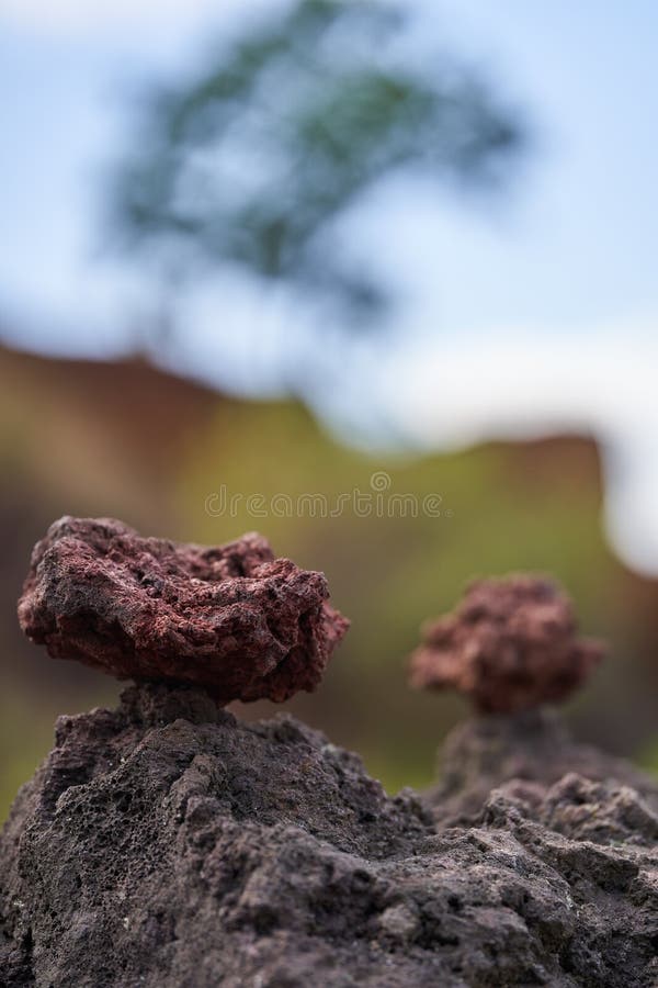 Rocks from an Extinct Volcano Stock Image - Image of scenery, travel ...