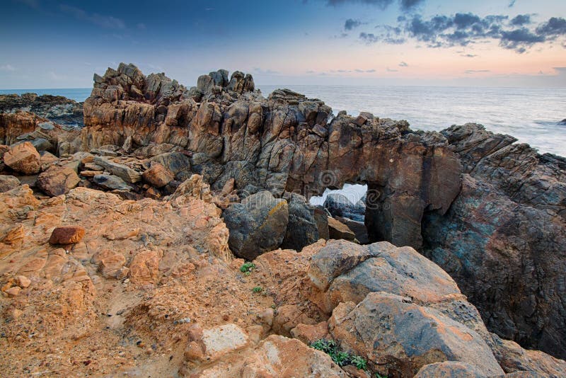 Rocks Formation in California Stock Photo - Image of formation, beach ...