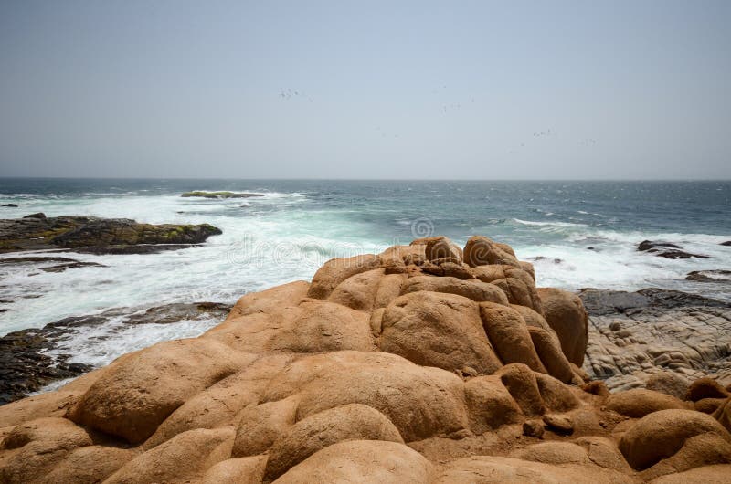 Rock Formation in the Beach, Oman Stock Image - Image of natural, east ...