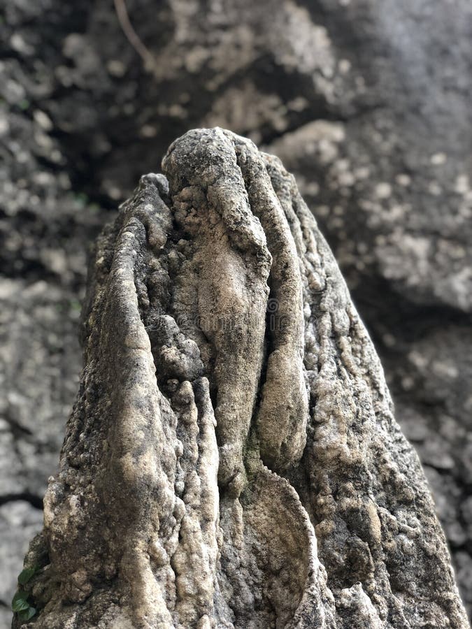 Stalactites stone stock image. Image of macro, grotto - 194391431