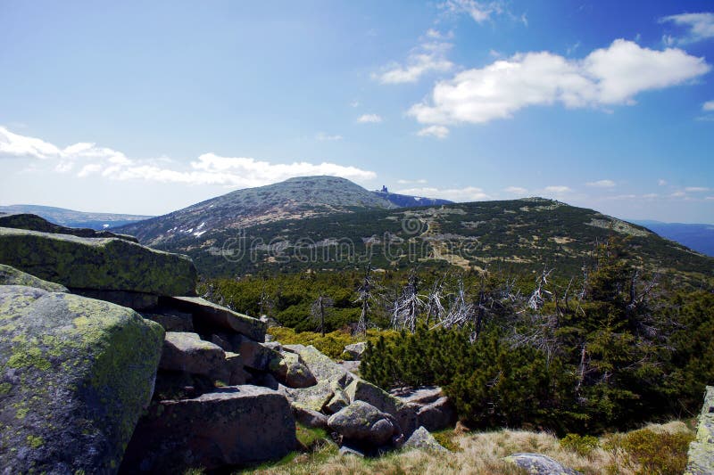 Rocks in the Giant Mountains Stock Image - Image of giant, mountains ...