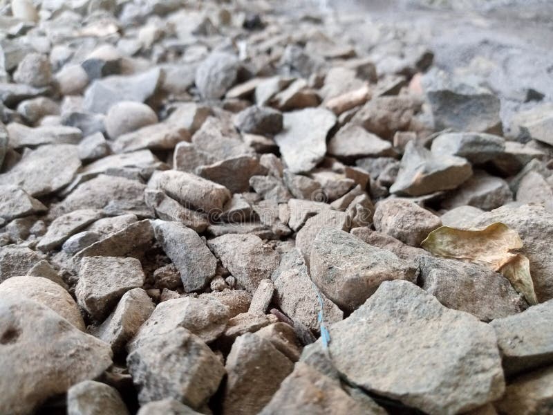 Rocks and Gravel Mixed Together Stock Photo - Image of rocks, small ...