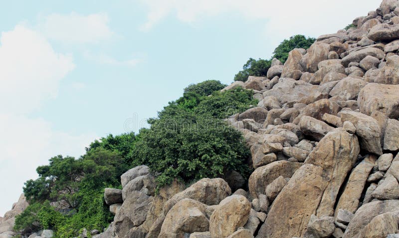 Rocks at the Hill stock photo. Image of stones, hill - 64060638