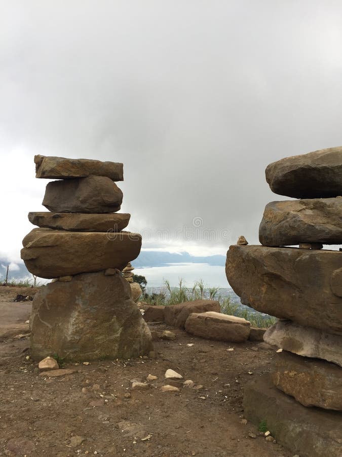 Rocks on the hill stock image. Image of rock, rocks - 214650741