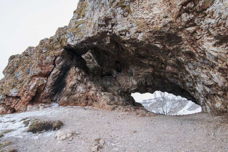 Rocks with through holes stock image. Image of tourism - 239899723