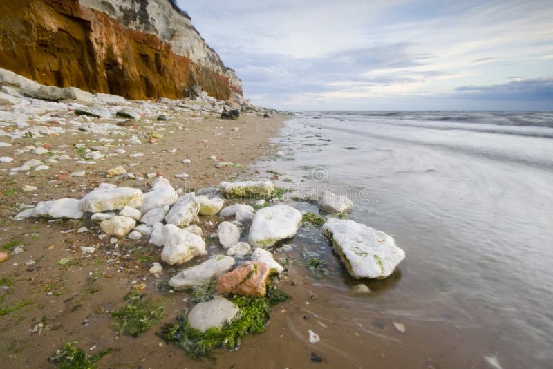 Sunset at Hunstanton Norfolk Stock Photo - Image of norfolk, fishing ...