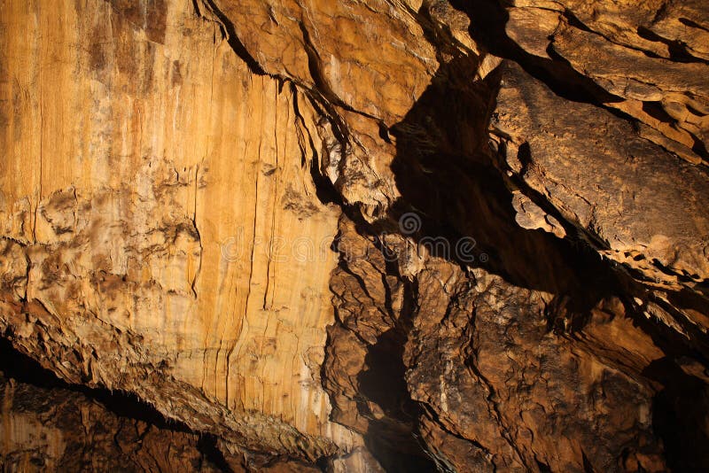 Rocks inside cave stock photo. Image of water, humidity - 26729872