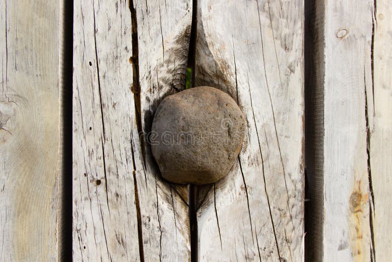 Rocks Inside Wooden Wall, Front Stock Photo - Image of wallpaper, stone ...