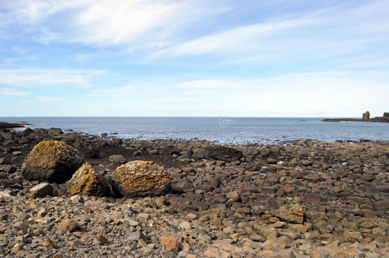 Rocks ireland stock image. Image of cliff, drawn, colors - 54050743