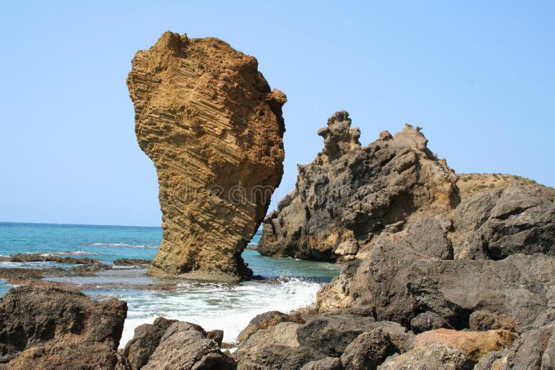 Rocks in the island stock photo. Image of resort, horizon - 3374658