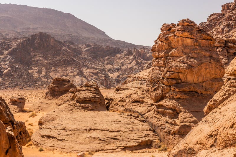 Rocks in Jubbah, Saudi Arab Stock Photo - Image of petroglyphs ...