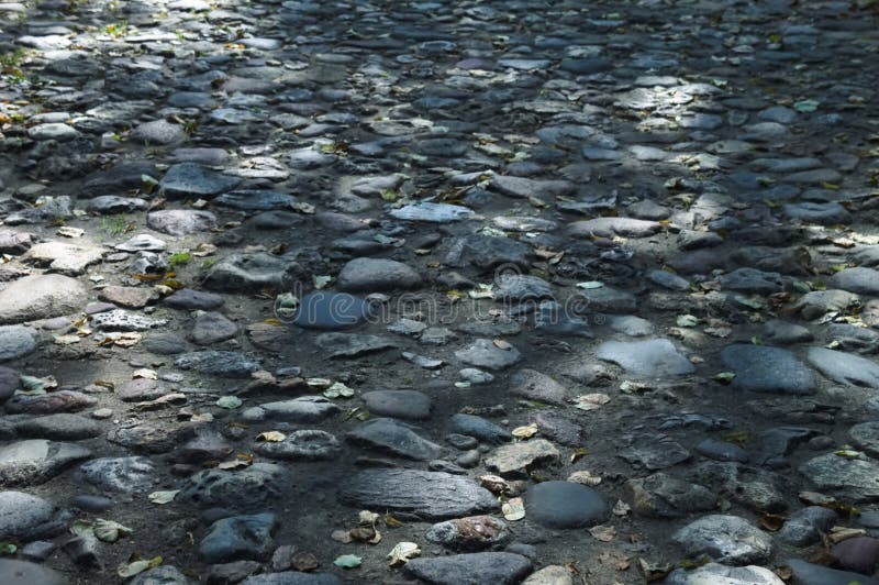 An ancient rock pavement stock image. Image of vehicular - 228005417