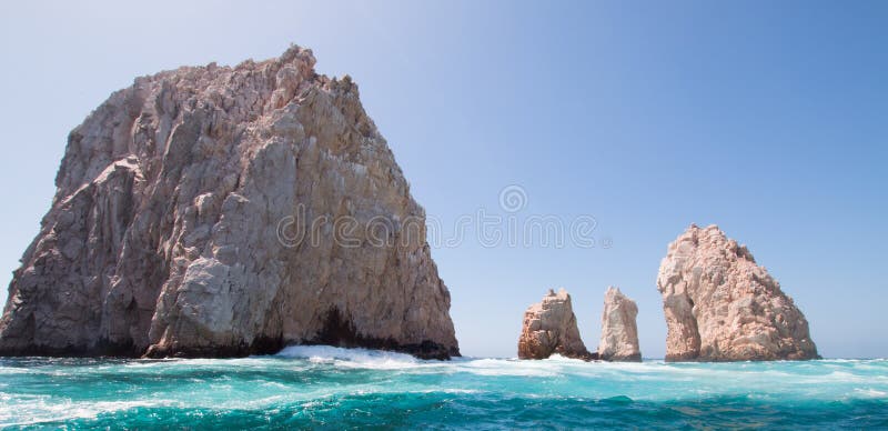 The Rocks at Lands End at Cabo San Lucas Baja Mexico Stock Image ...