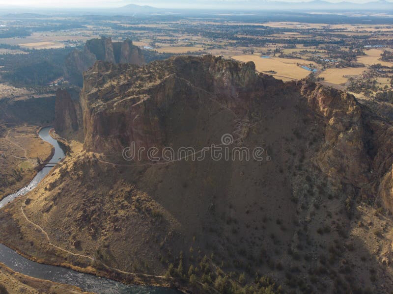 Rocks in a Large Canyon, Filmed from a Height, Desert Stock Photo ...