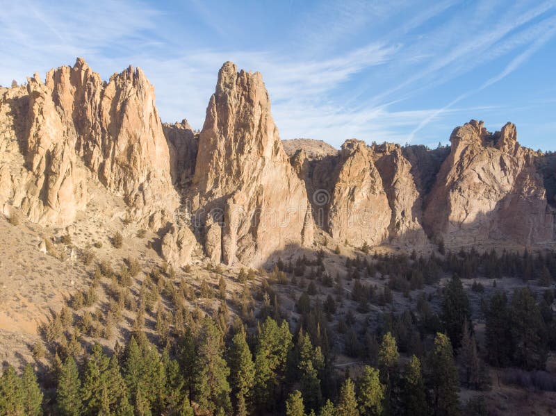 Rocks in a Large Canyon, Filmed from a Height, Desert Stock Photo ...