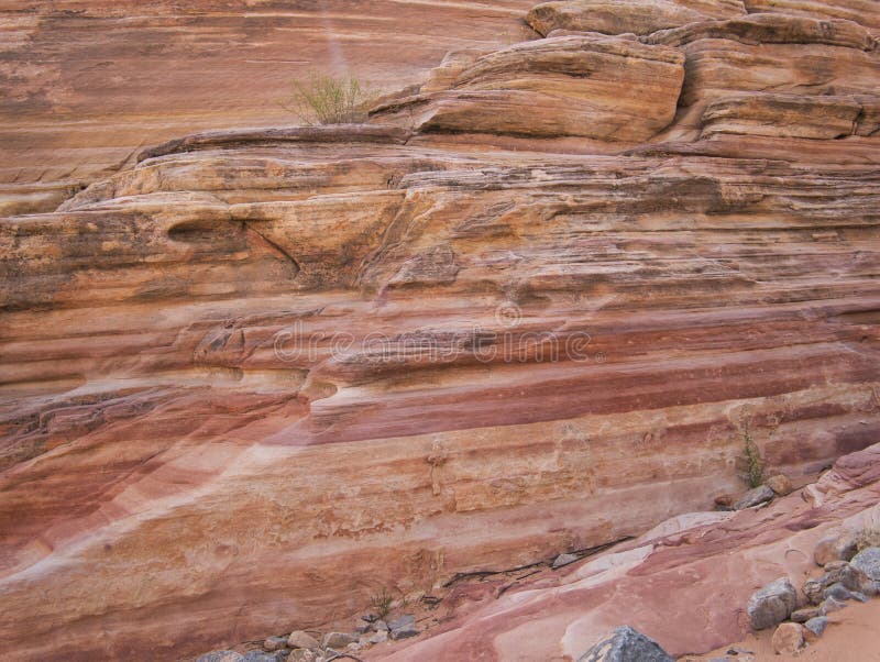 Rocks with Layers in Different Colours Stock Image - Image of colors ...